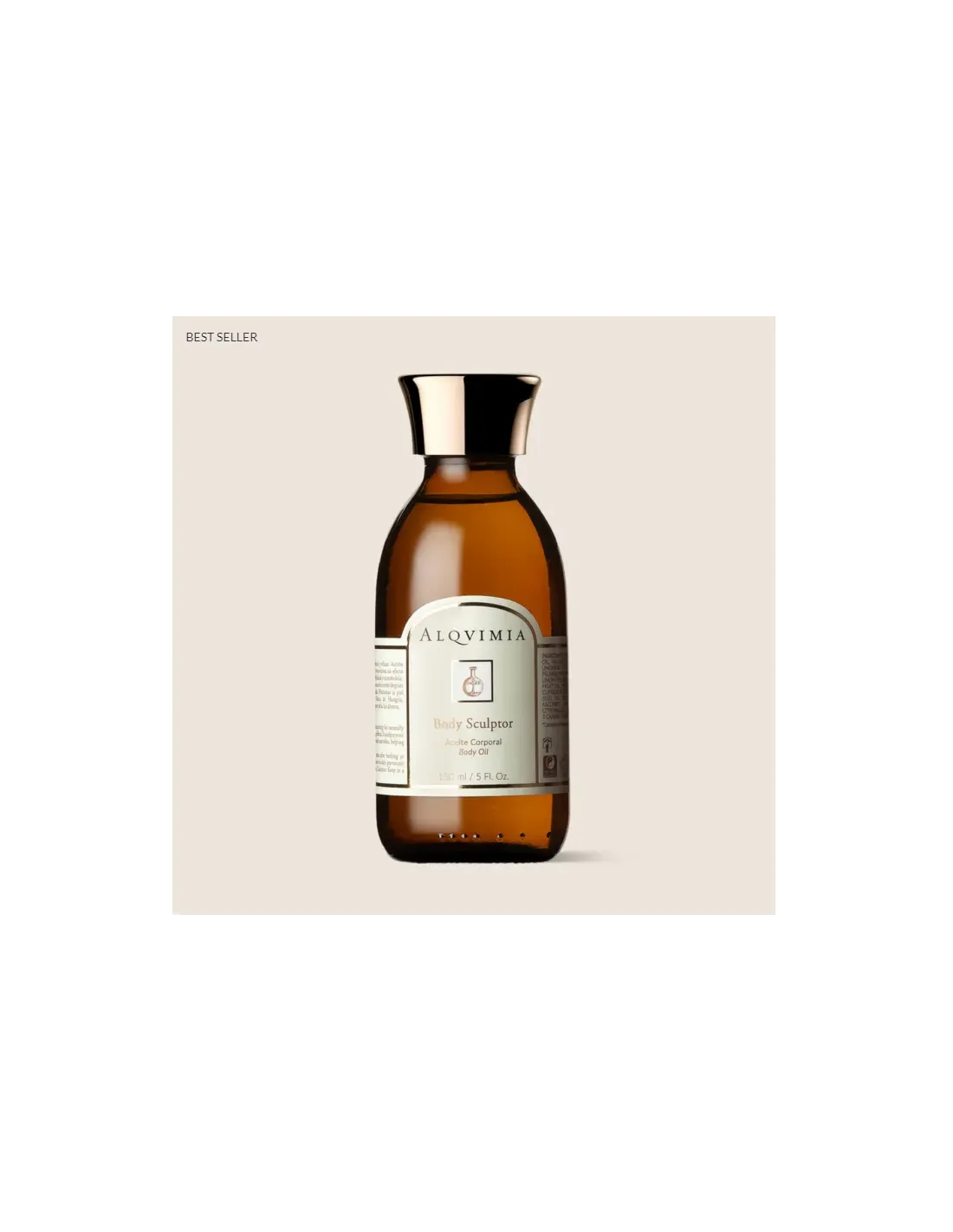 Alqvimia Body Sculptor 150ml | Aceite Reductor y Reafirmante